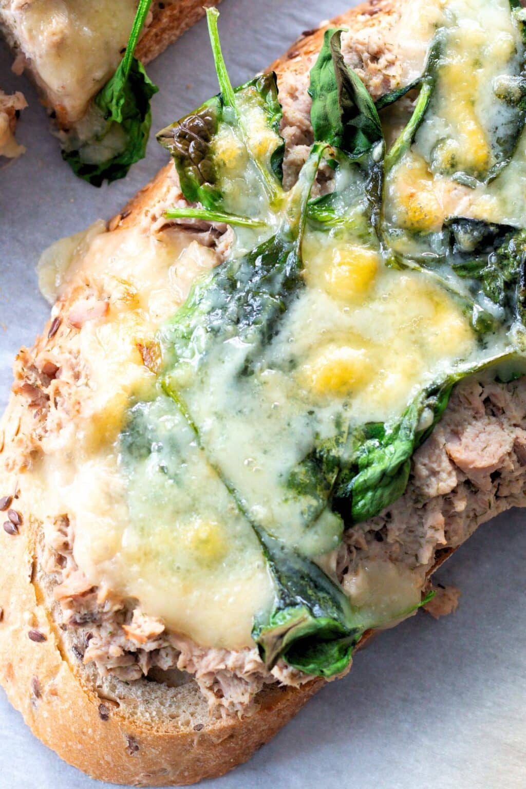 Simple Open-Face Tuna Melt | Graciously Nourished