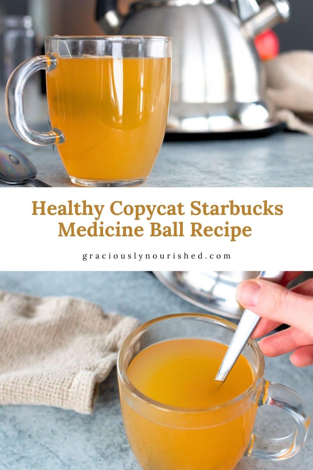 Healthy Copycat Starbucks Medicine Ball Recipe - Graciously Nourished