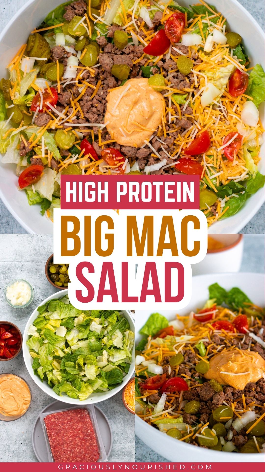 Big Mac Bowl Recipe | Graciously Nourished