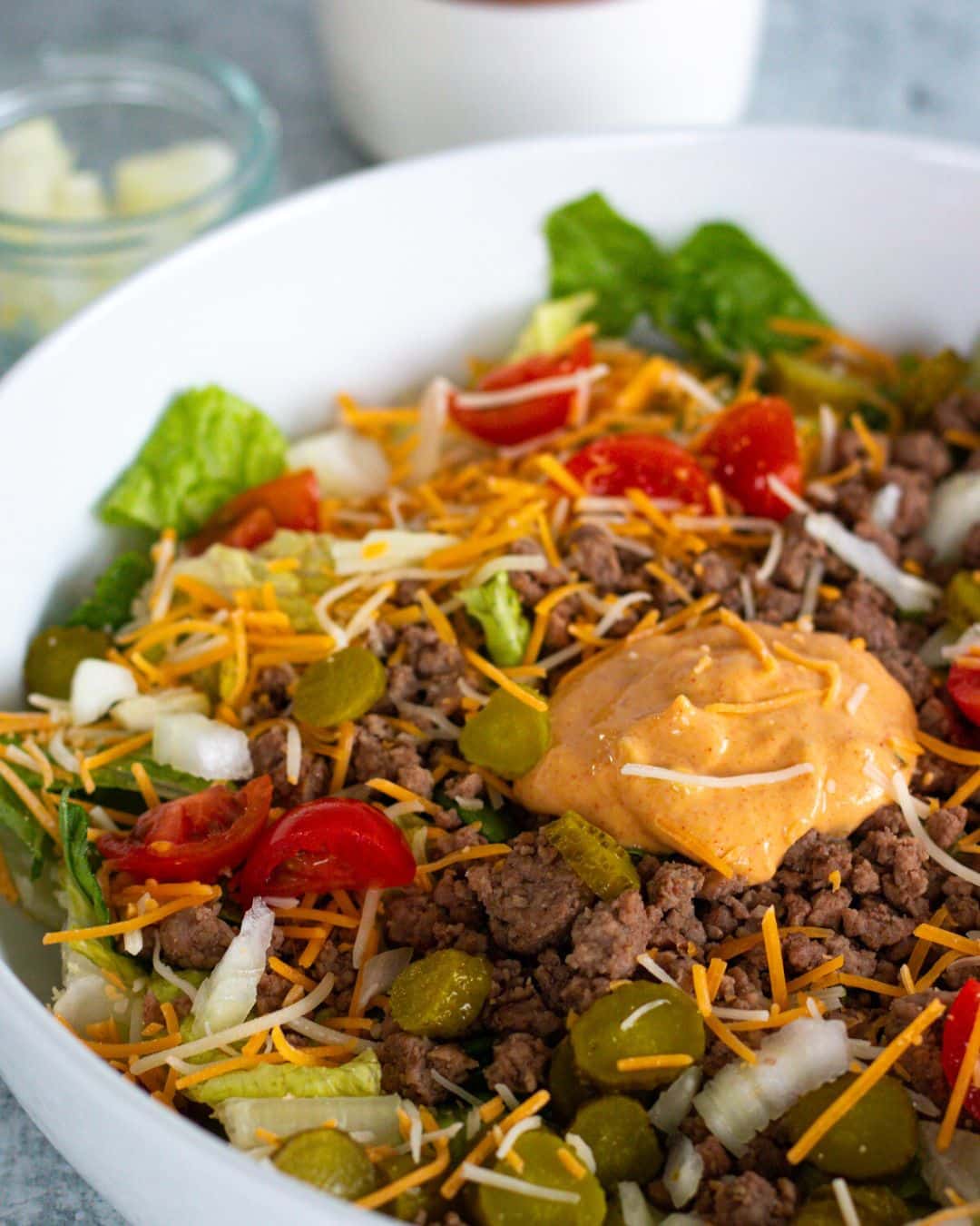 Big Mac Bowl Recipe | Graciously Nourished