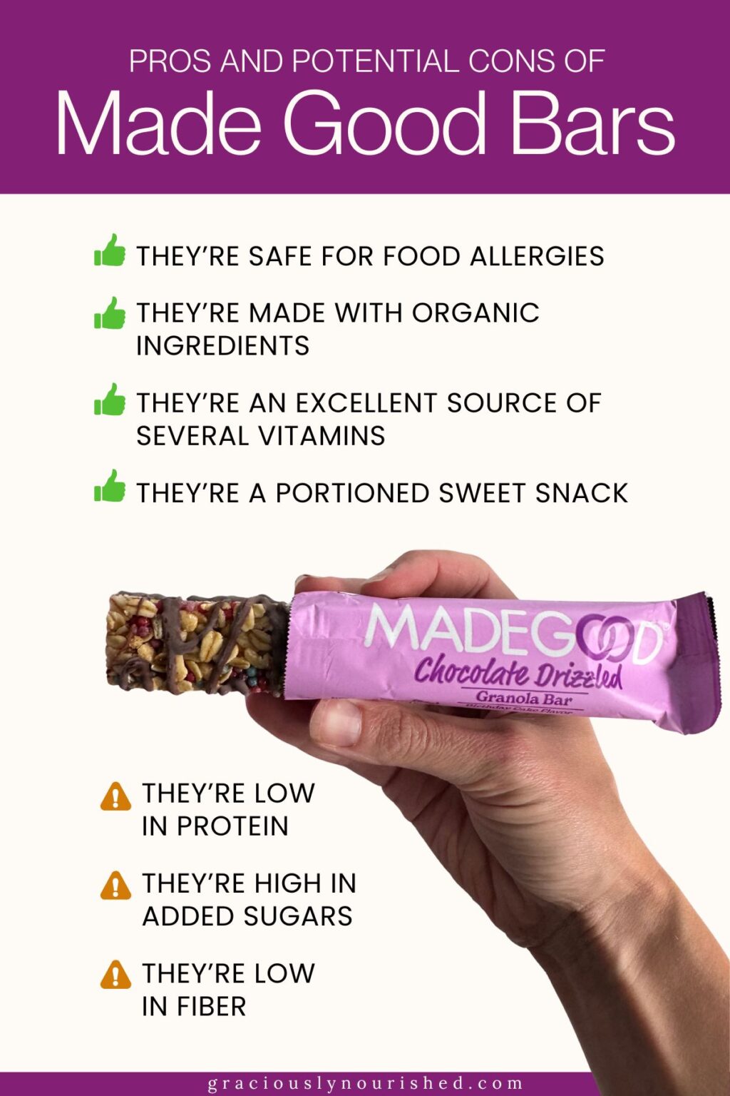 Dietitian Answers: Are Made Good Bars Healthy? - Graciously Nourished